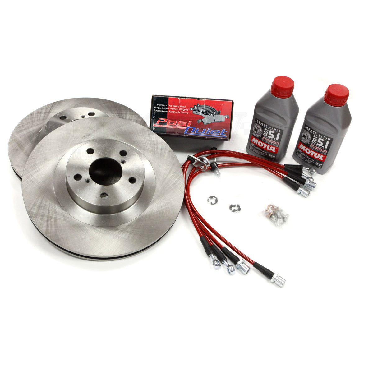 Brake Pad/Premium Rotor Kit 2008-2014 STI Front Complete - FastWRX.com