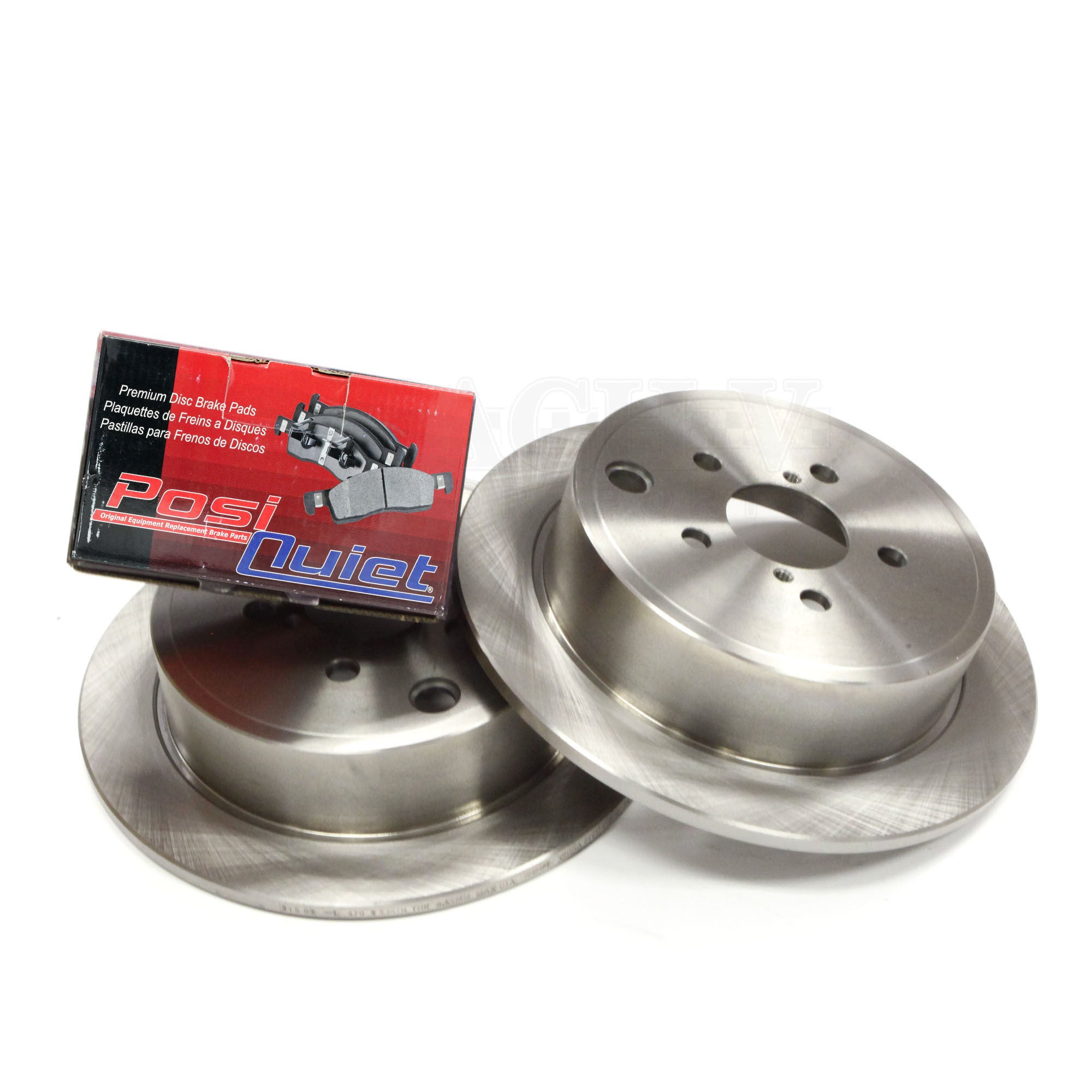 Brake Pad/Premium Rotor Kit 2008-2014 STI Rear Basic - FastWRX.com