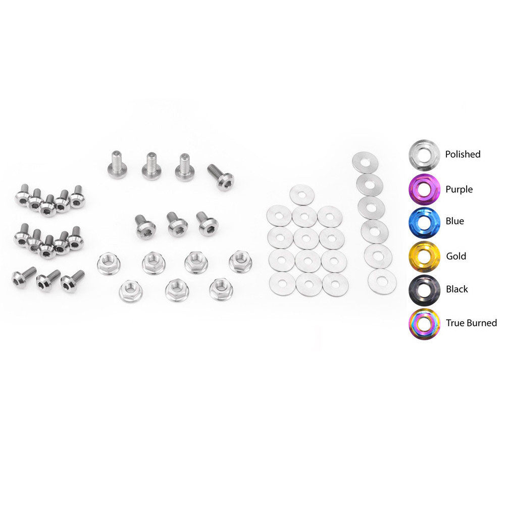 Titanium Engine Bay Dress-Up Bolt Kit 2008-2014 WRX/STI - FastWRX.com