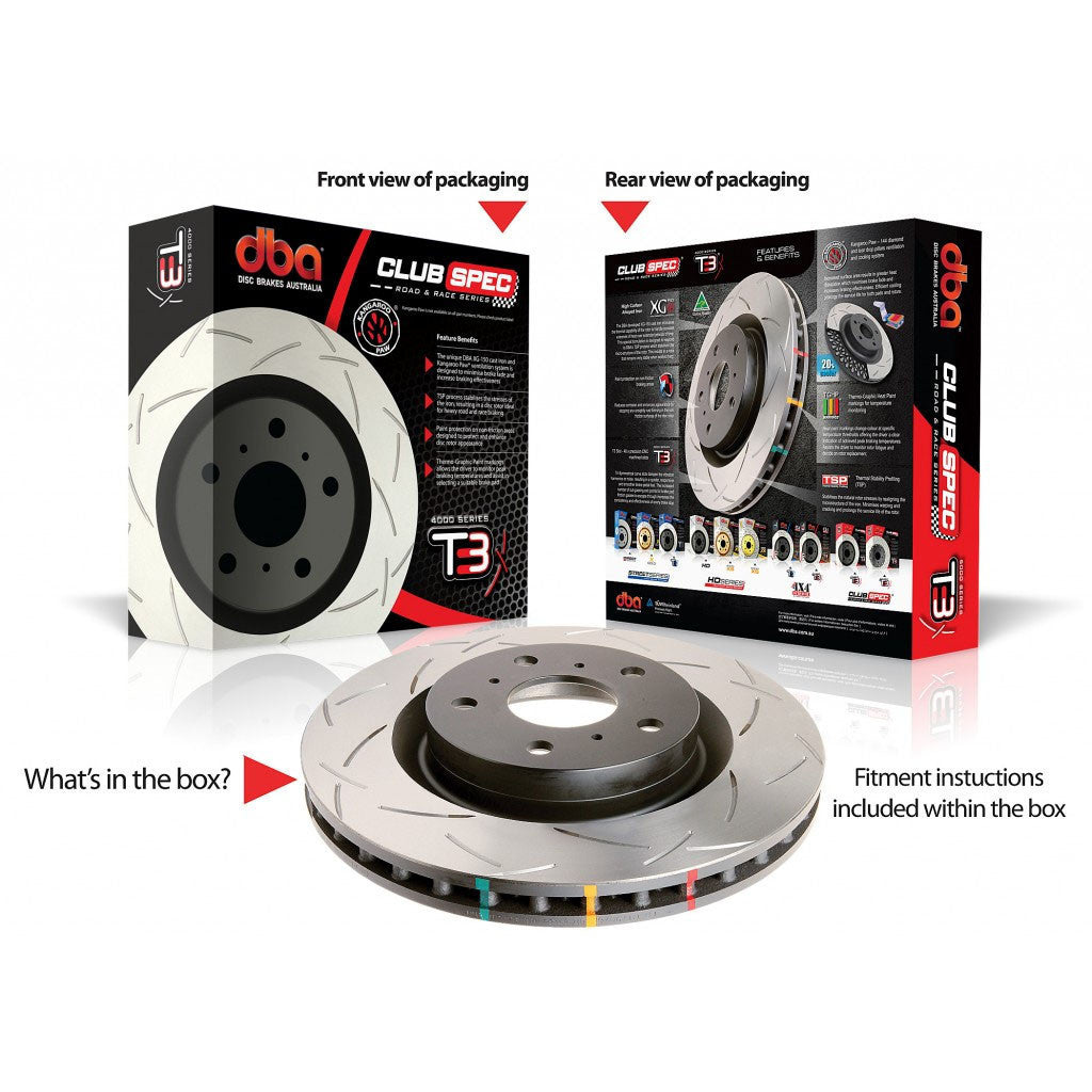 DBA 4000 Series Slotted Rotors 2015-2021 WRX - FastWRX.com