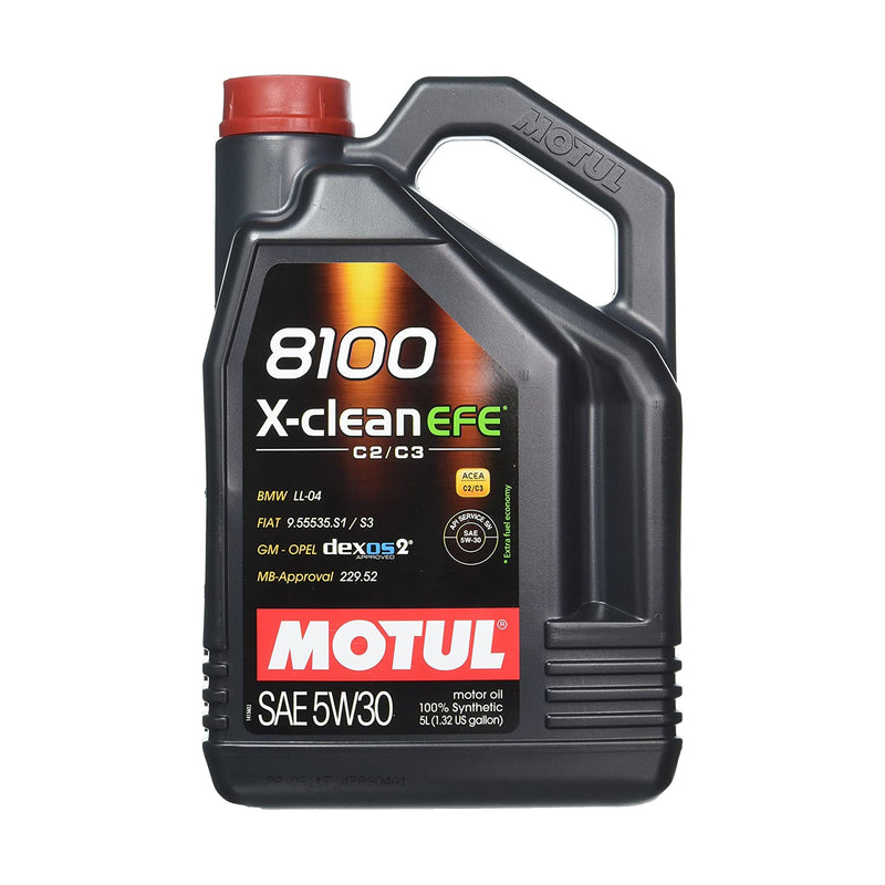 Motul 8100 X-clean EFE 5W30 Motor Oil 5-Liter Jug - FastWRX.com
