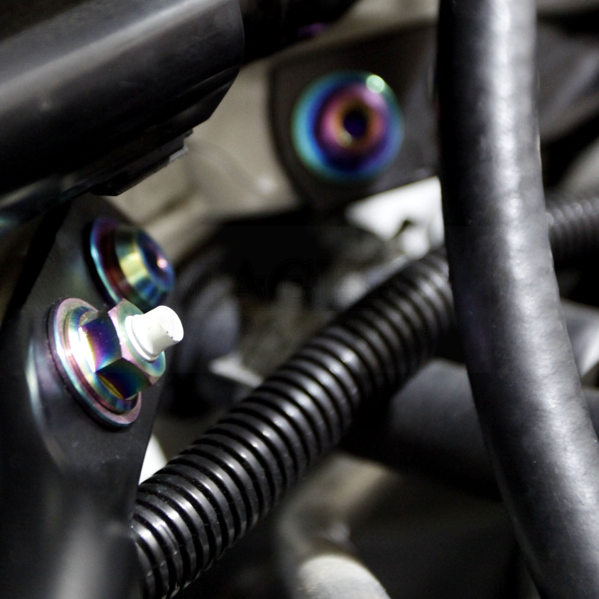 Titanium Engine Bay Dress-Up Bolt Kit 2013+ BRZ/FR-S Full Engine Bay K ...