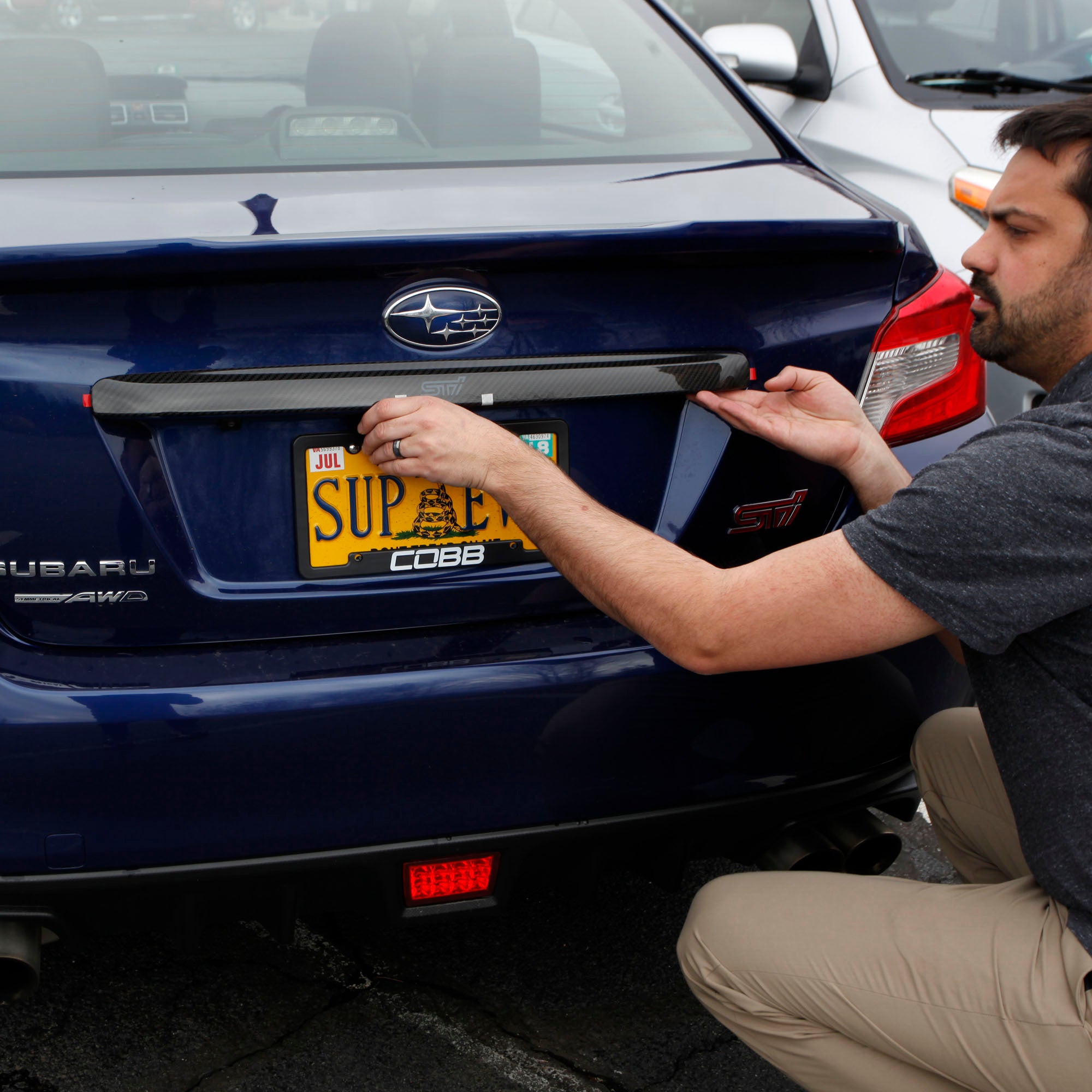Subaru STI Carbon Fiber Trunk Trim 2015-2021 WRX/STI - FastWRX.com